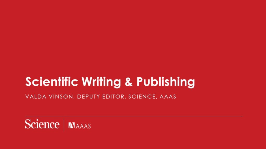 Science Writing Workshop Slides | BioSerendipity